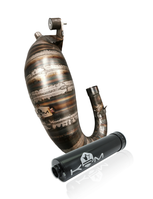 Ligne KRM 80/90cc AM6 racing off-road/SuperMotard (adapt. MRT) noire