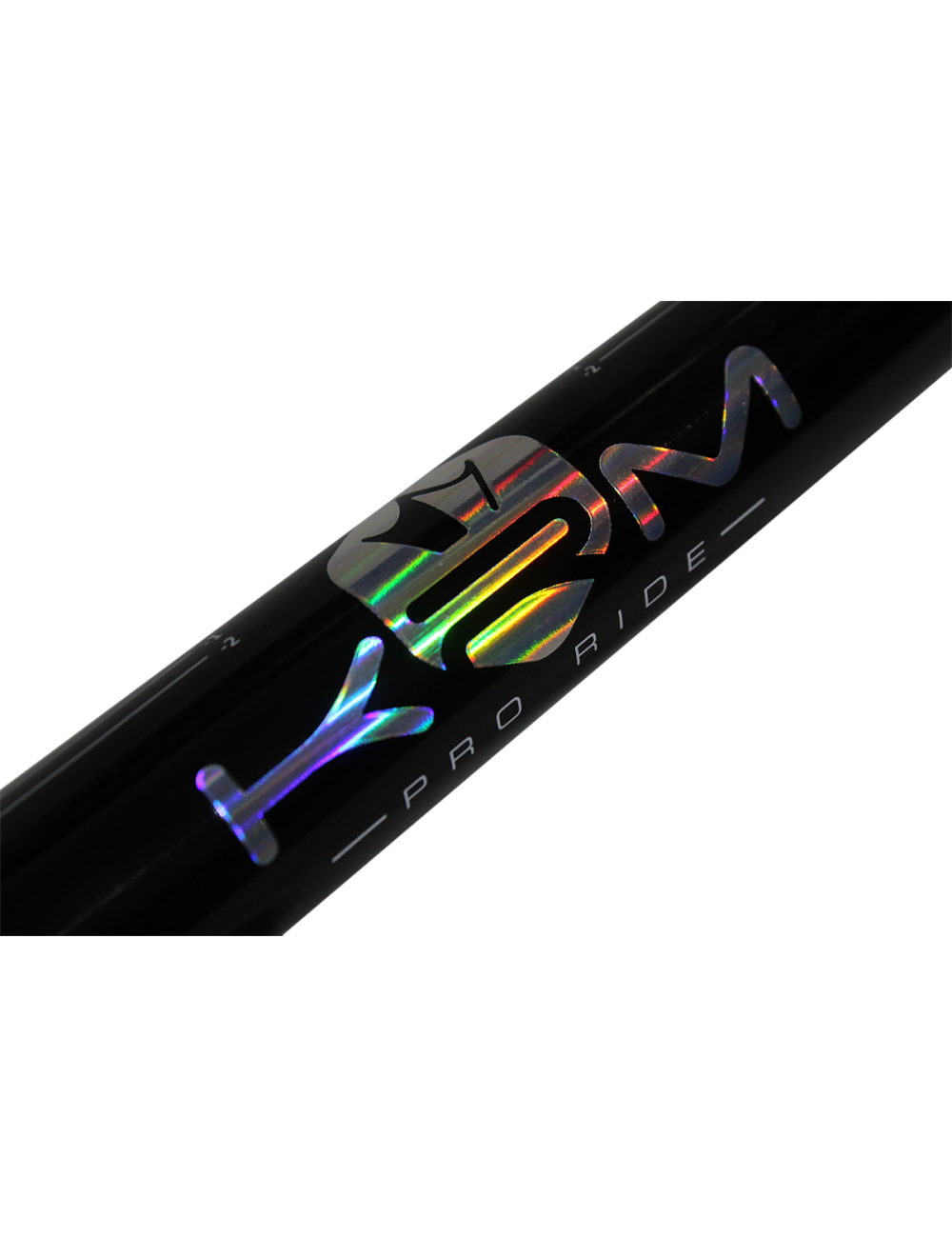 Guidon noir/holographique gros diamètre KRM Pro Ride sans mousse
