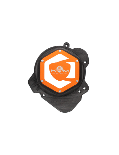 Carter d'allumage réversible KRM pro ride Derbi Euro3 noir/orange