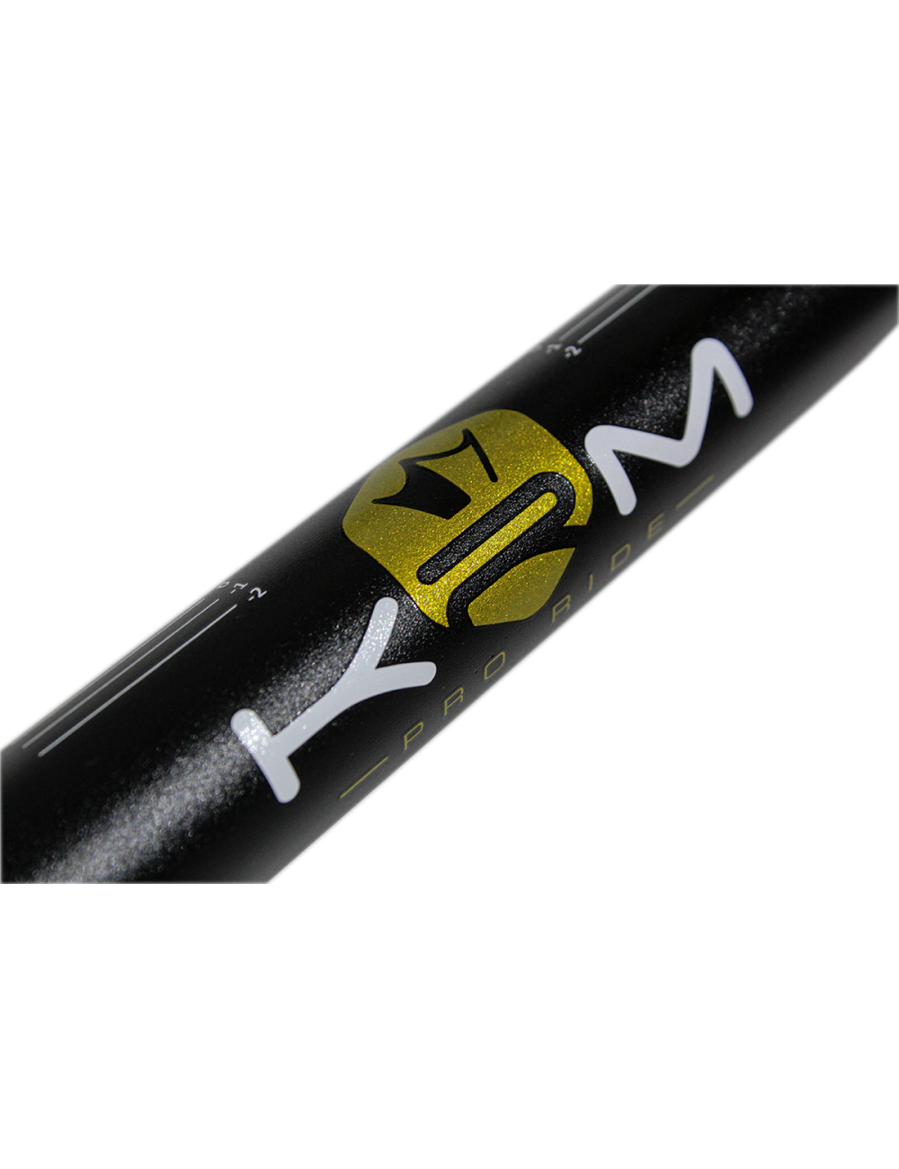 Guidon noir/or gros diamètre KRM Pro Ride sans mousse